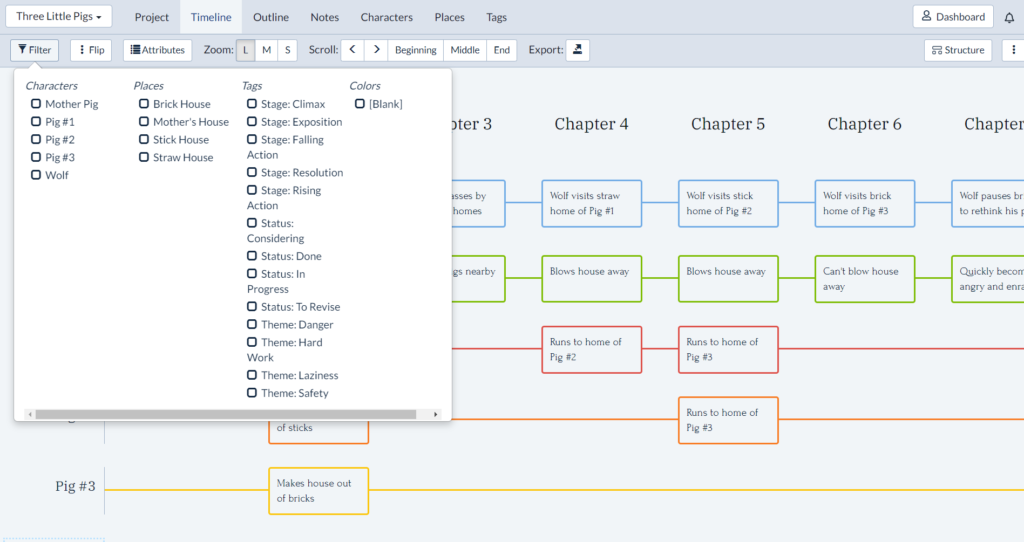 Screenshots - Plottr