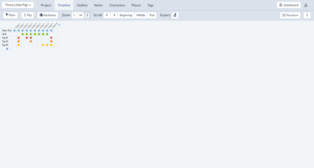 Screenshots - Plottr