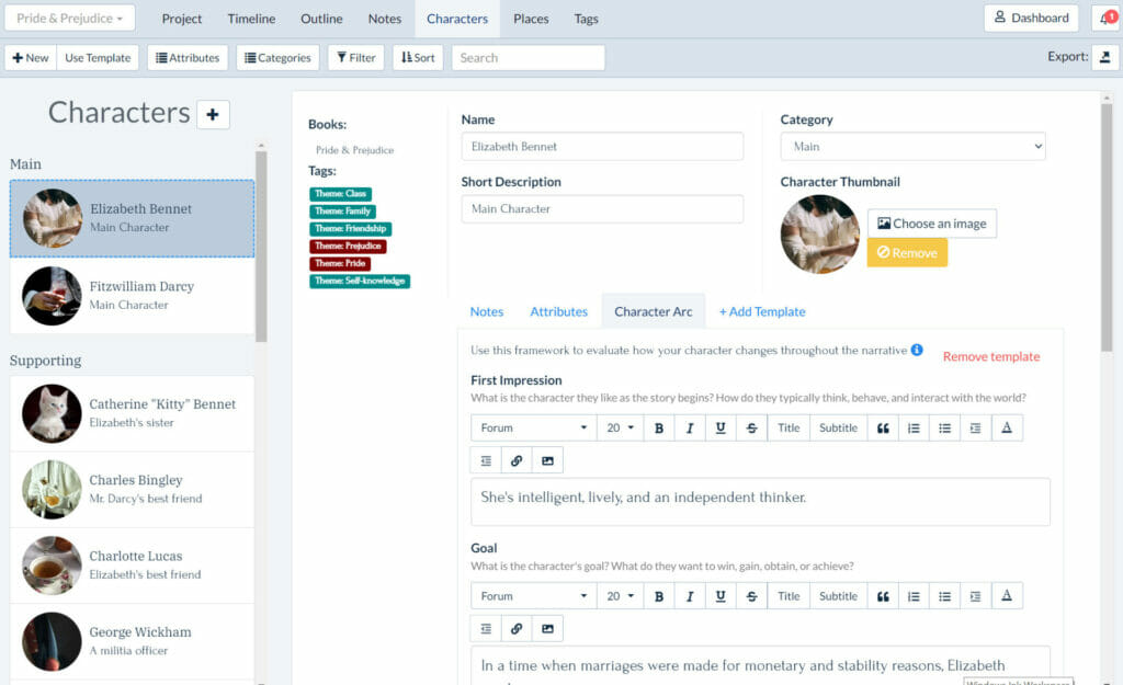 Best Character Arc Template for Writers (With Example)