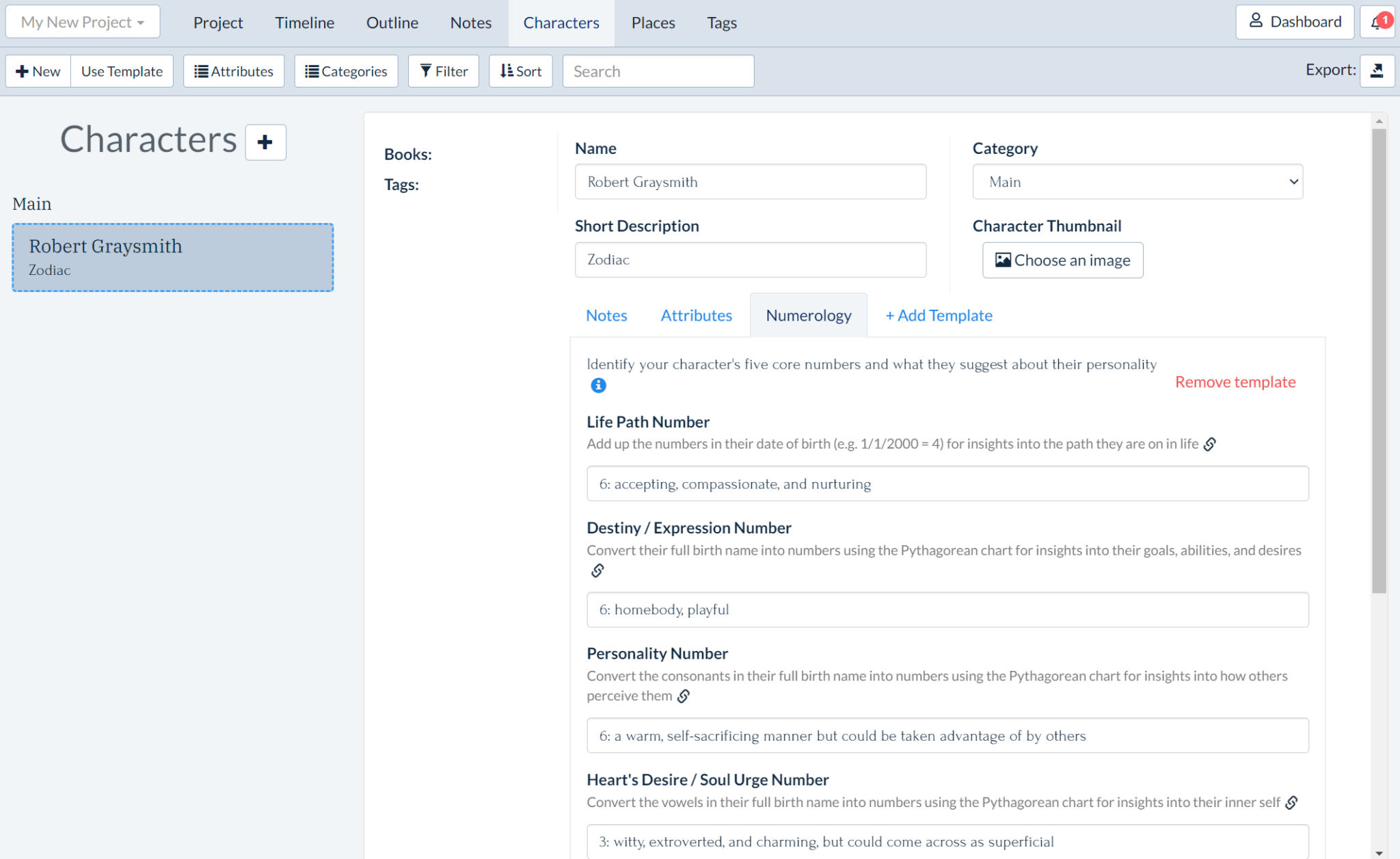 Numerology for Fictional Characters: Add Extra Personality - Plottr
