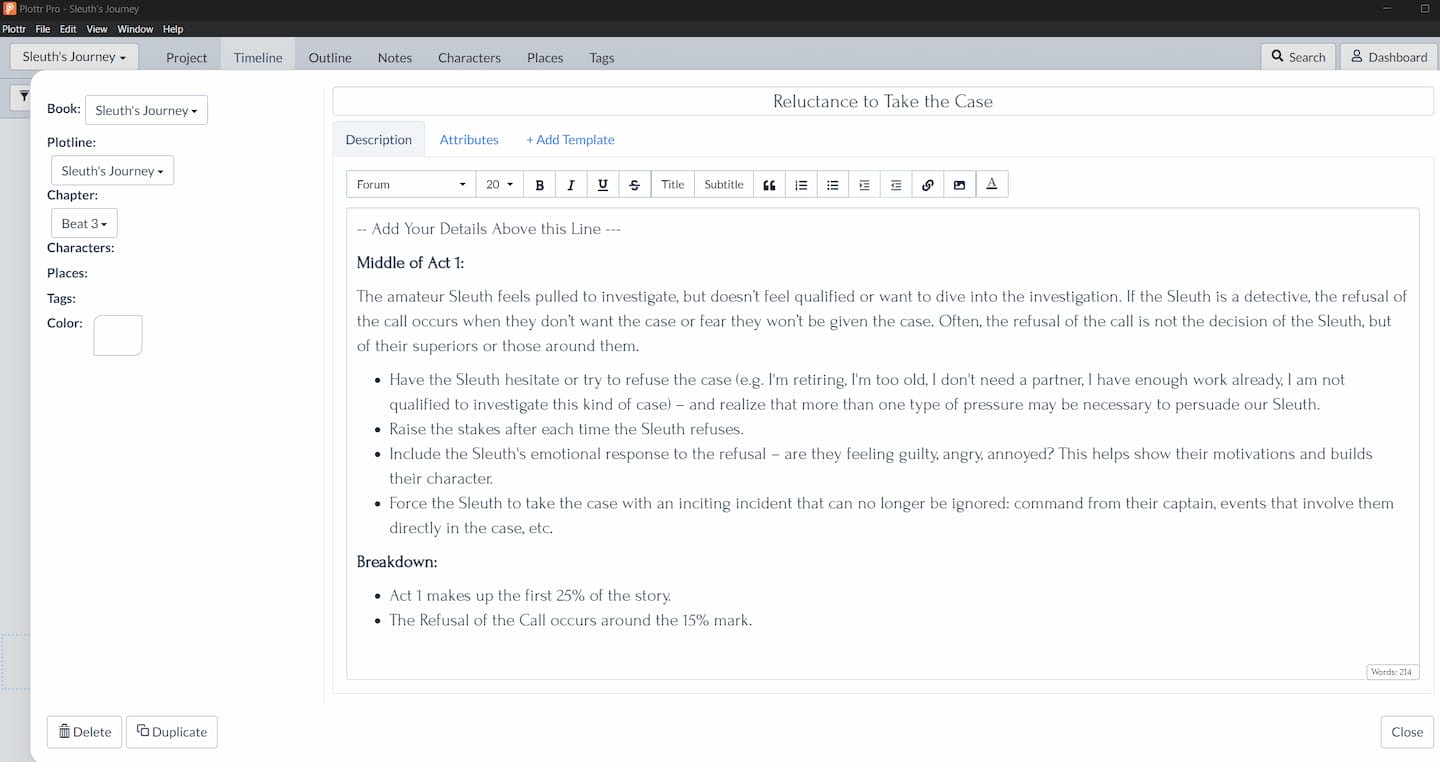 How to Write Mystery Fiction Using the Sleuth's Journey [Template]
