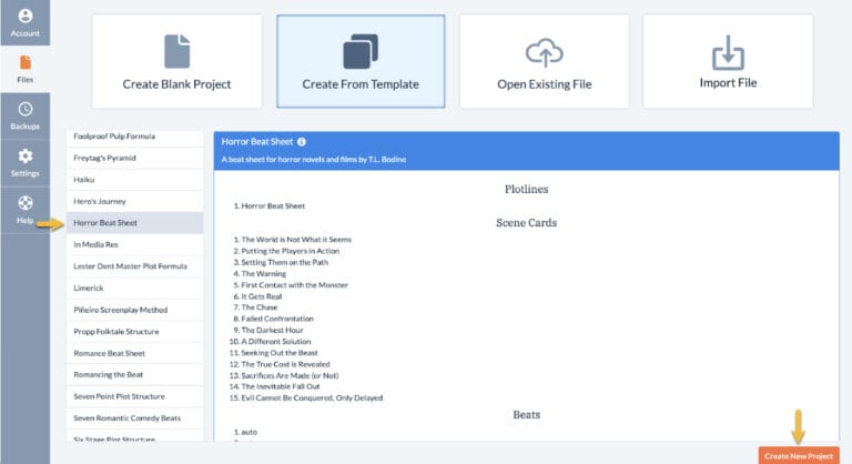 Horror Beat Sheet: Create Stories That Go Bump in the Night