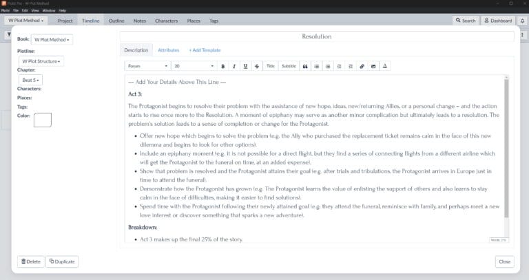 The W Plot Method: Writing Rollercoasters for Readers — Plottr