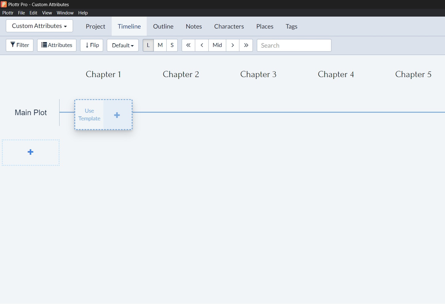 Powerful Custom Scene and Character Templates in Plottr