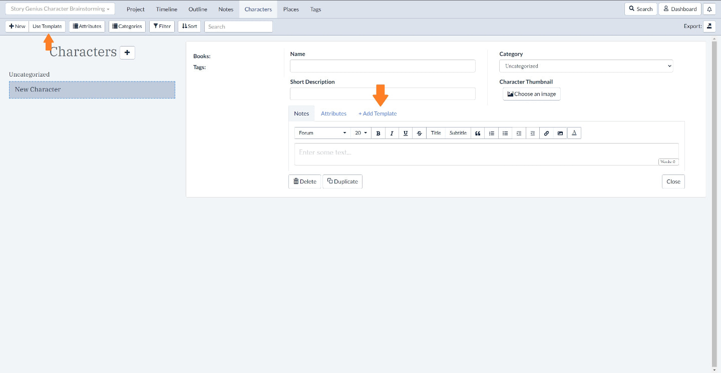 Story Genius Character Template Sheet: Wants, Desires, Misbeliefs